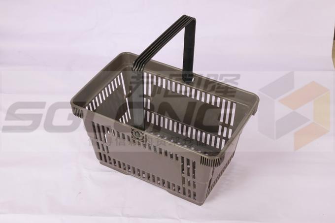Returnable HDPP Grocery Shopping Basket Easy Handle High Convenience
