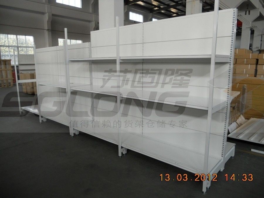 Rust Proof Grocery Shop Racks , Grocery Display Shelves Heavy Duty For ...